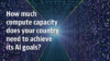 Measuring compute capacity: a critical step to capturing AI’s full ...